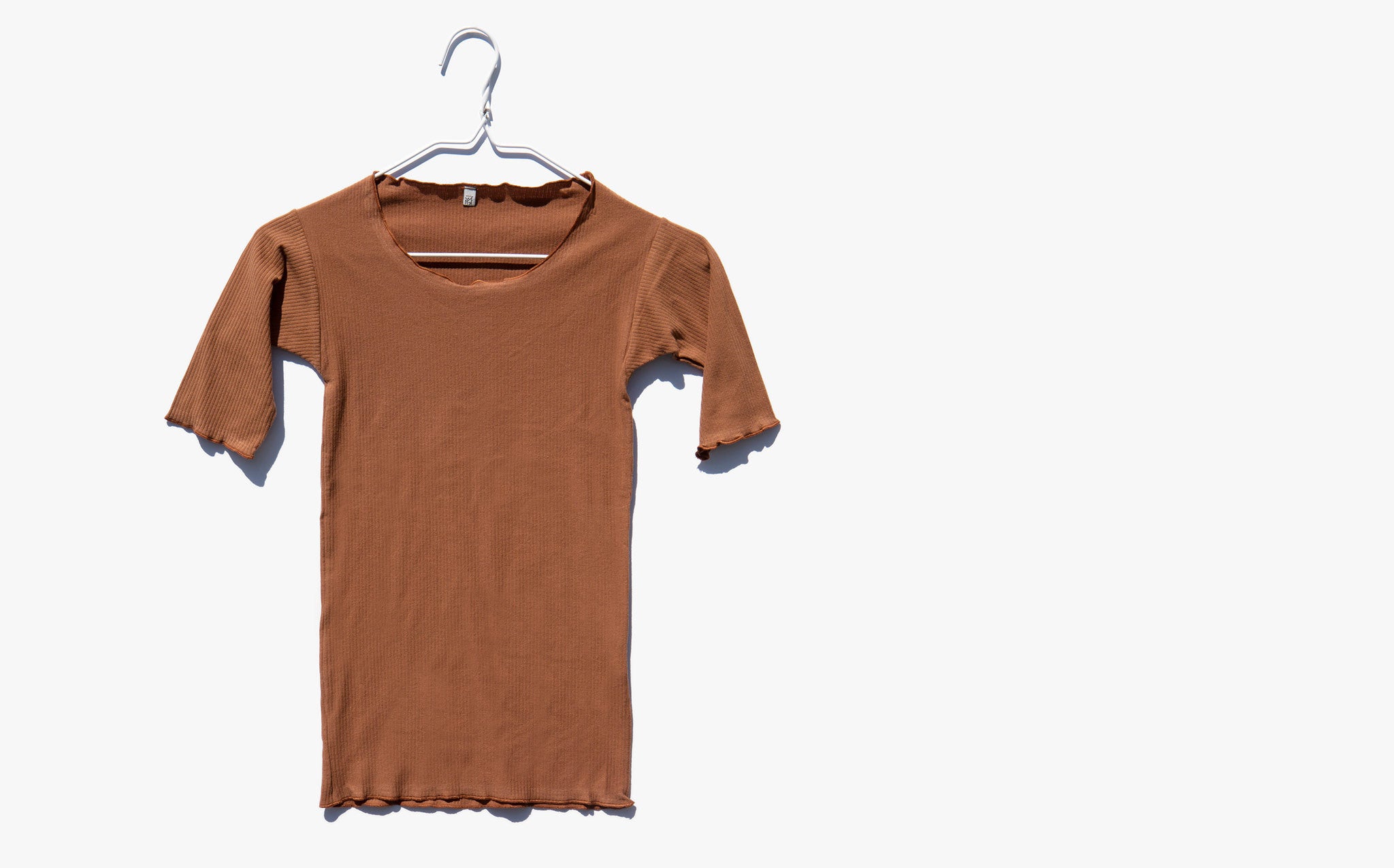 Baserange Sahara Pama Ribbed Top | Kindred Black