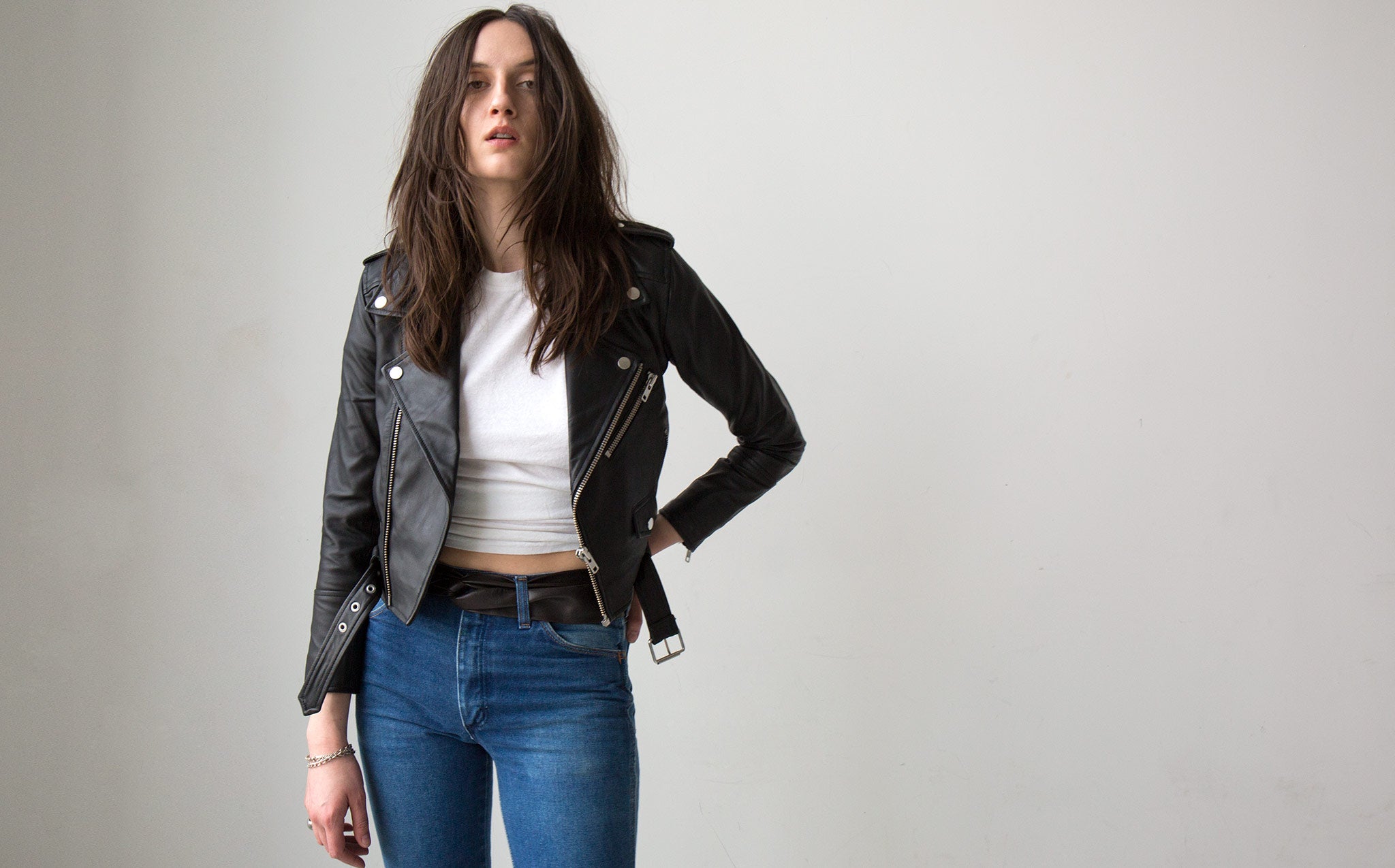 Deadwood Joan Recycled Leather Jacket | Kindred Black