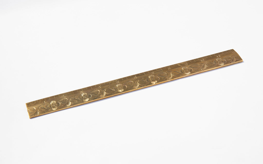 Etched Brass Ruler | Kindred Black