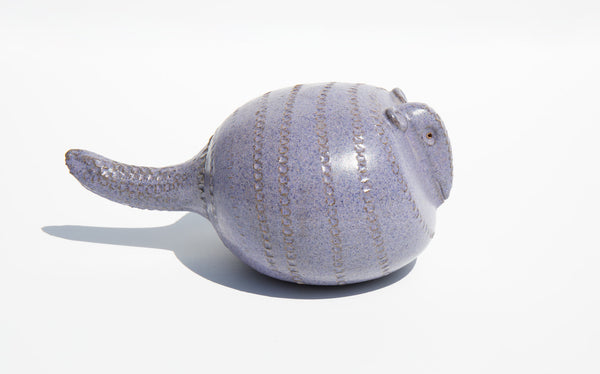 Armadillo Pottery Rattle | Kindred Black