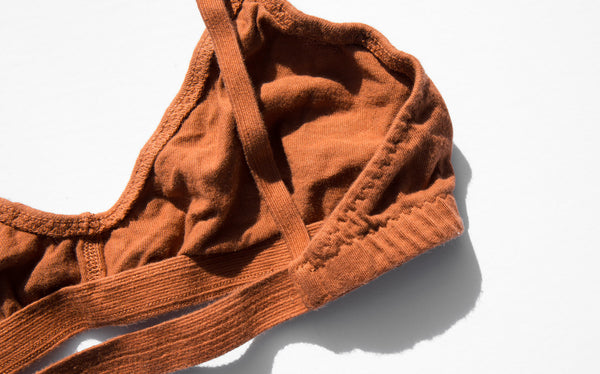 Pansy Rust Bra | Kindred Black