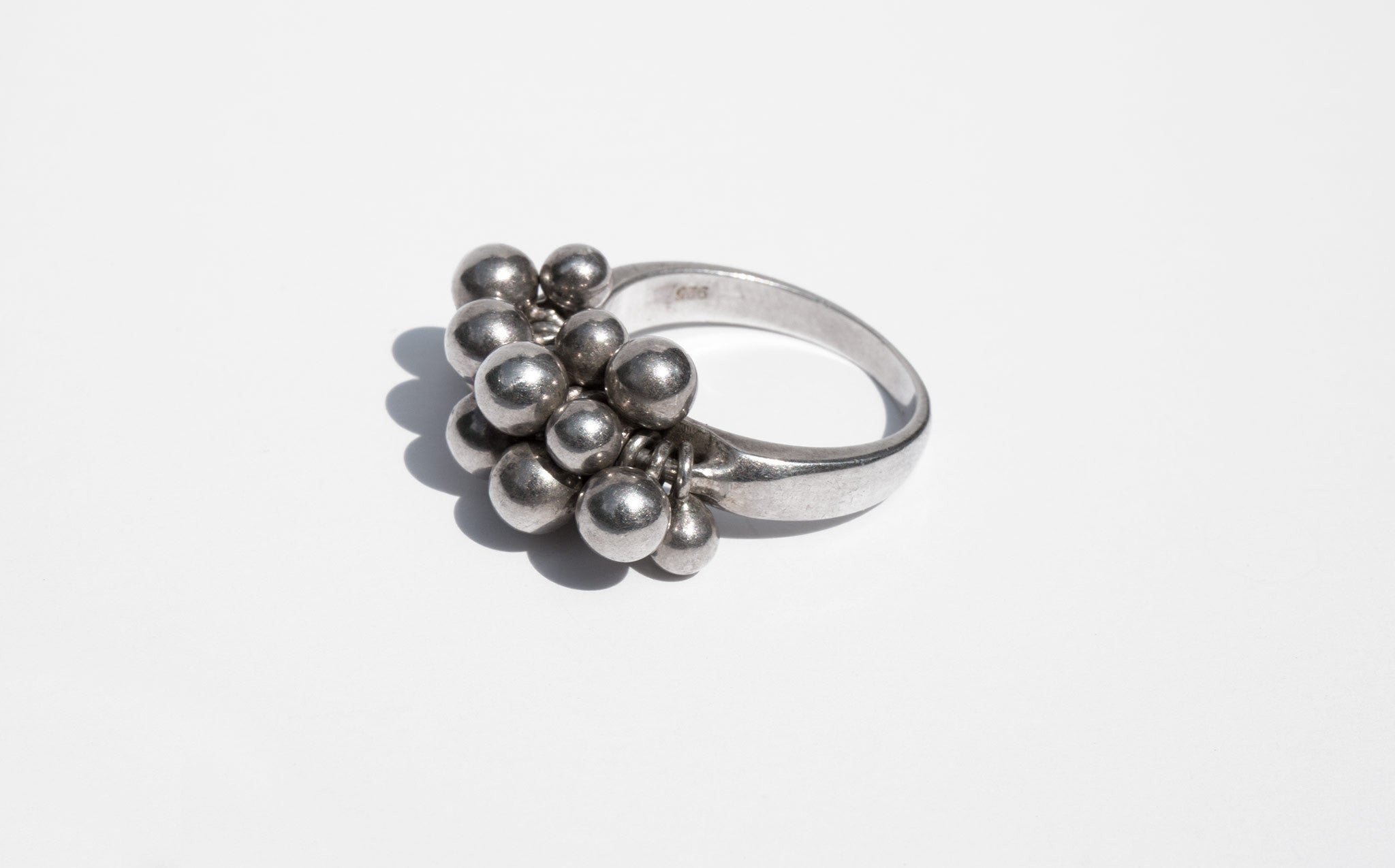 Sterling Silver Orb Ring | Kindred Black