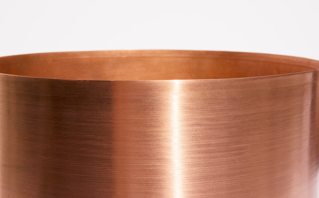 Yield Spun Copper Planter | Kindred Black