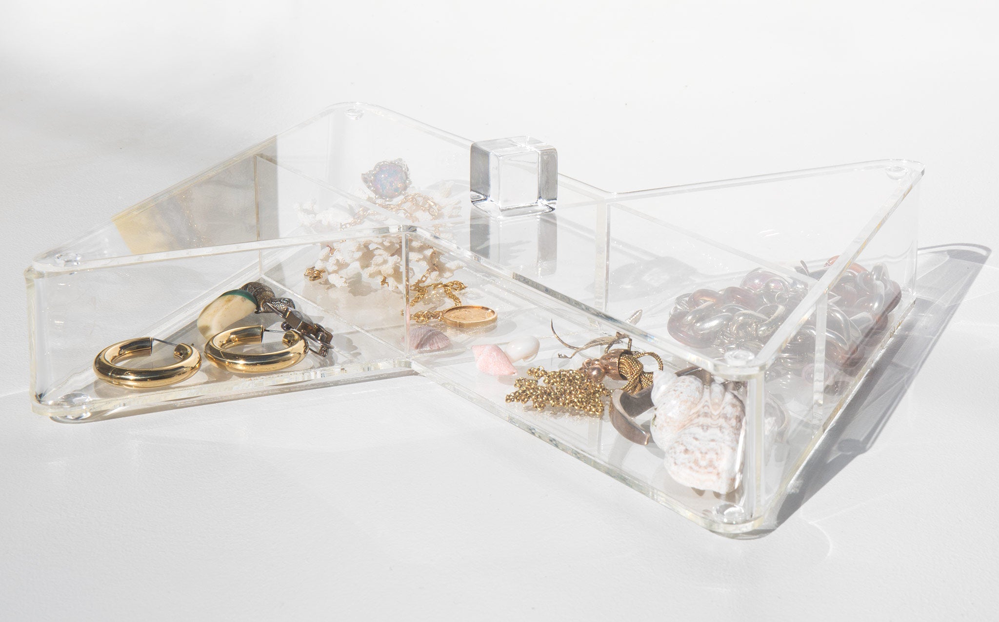 Sculptural Lucite Box | Kindred Black
