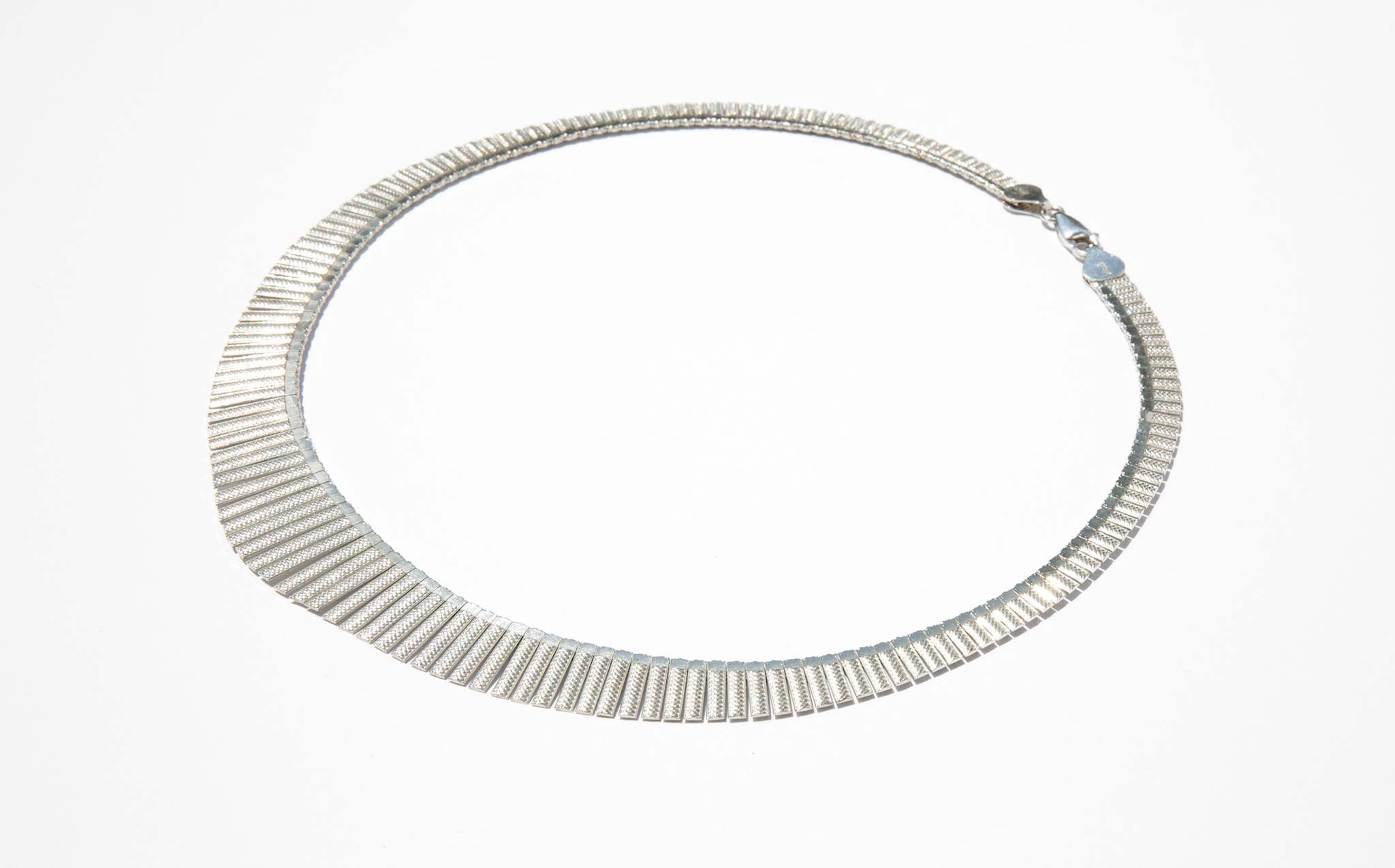 Sterling Silver Fringe Collar | Kindred Black