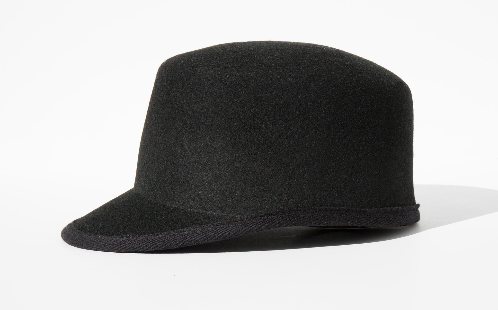 Clyde Black Wool Conductor Hat | Kindred Black