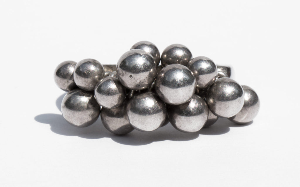 Sterling Silver Orb Ring | Kindred Black