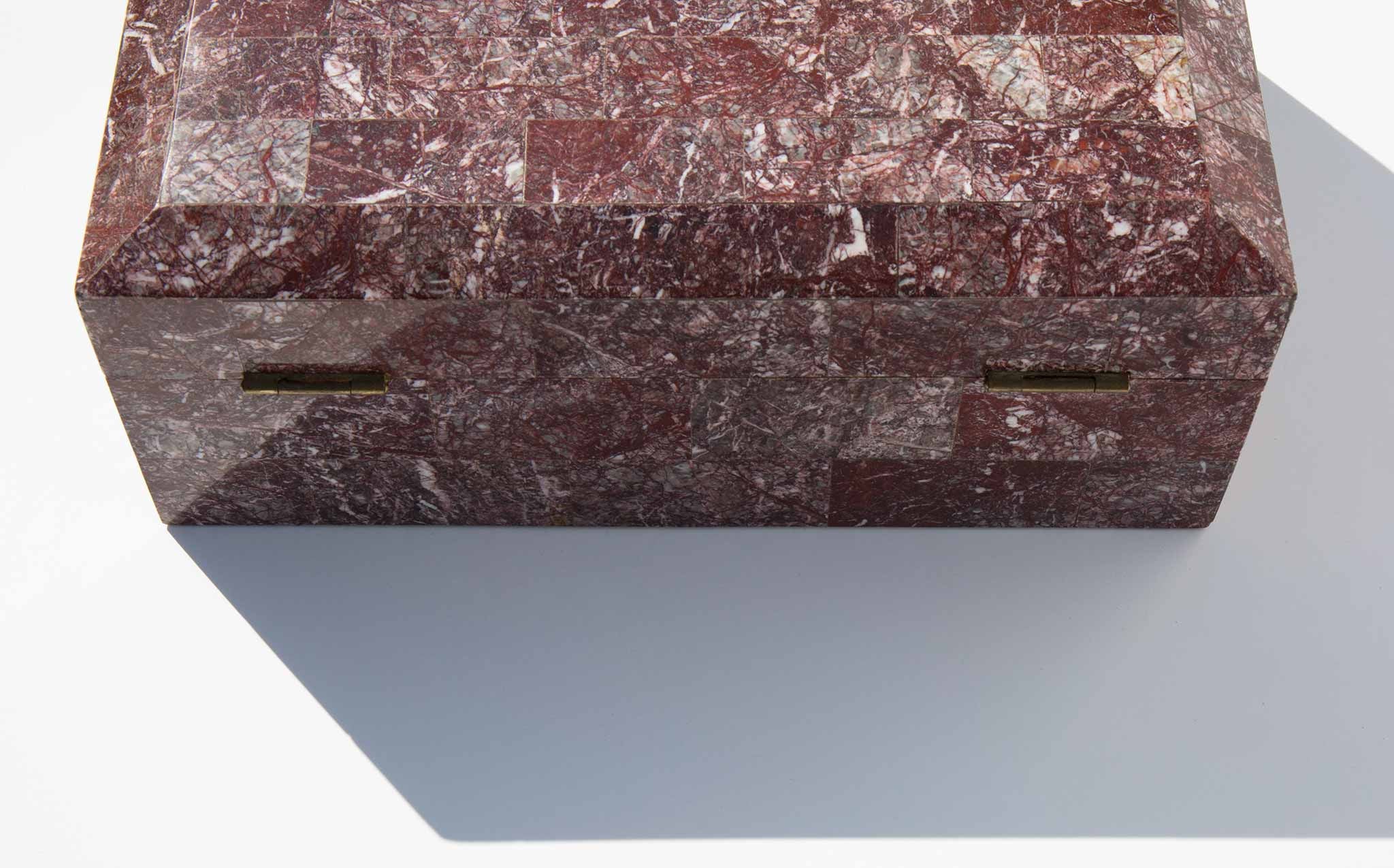 Mottled Stone Jewelry Box | Kindred Black