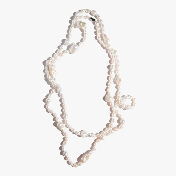 Extra Long Natural Freshwater Pearls | Kindred Black