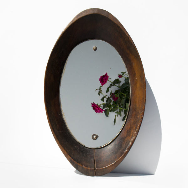 Wooden Bowl Mirror | Kindred Black